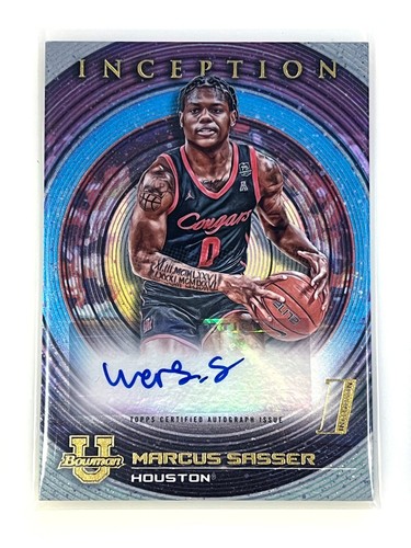 MARCUS SASSER - 2022-23 BOWMAN INCEPTION UNIVERSITY - ROOKIE AUTO ...