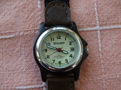 LADIES SHARP WATCH * WATER RESISTANT * DATE * | eBay