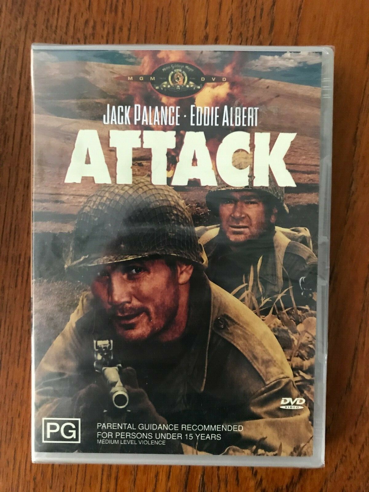Attack DVD Region 4 New & Sealed Jack Palance, Eddie Albert | eBay