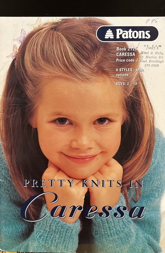 Patons knitting pattern book no. 2125 size 2-10 years 6 styles | eBay ...