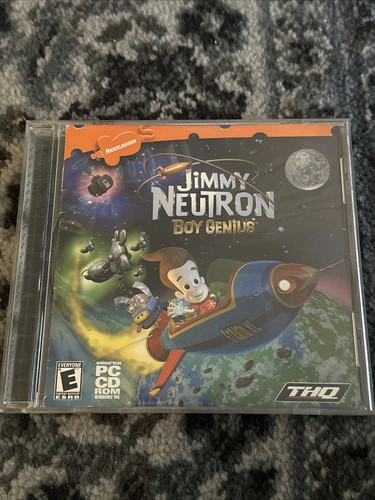 Jimmy Neutron Boy Genius Game PC CD-rom 2001 THQ Tested & Works ...