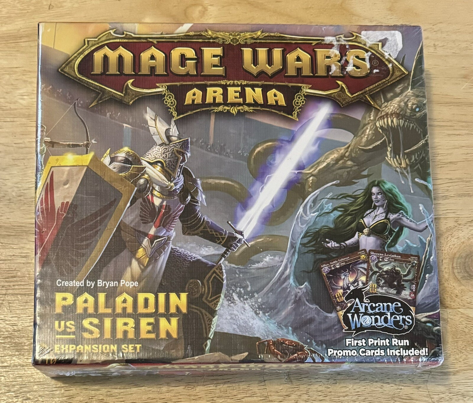 Mage Wars Arena: Paladin vs Siren Expansion Board Game - Sealed | eBay