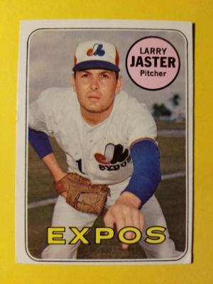 VINTAGE LARRY JASTER #496 MONTREAL EXPOS - 1969 TOPPS MLB BASEBALL | eBay
