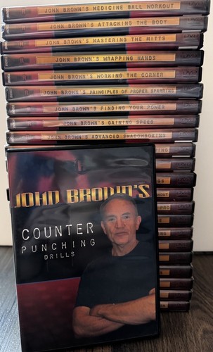 John Brown's Ringside Training Series DVD set Lot Of 23 Boxing Fight ...