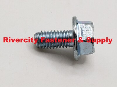 (3) M6-1.0x12 Hex Flange Bolts DIN 6921 6mm x 12mm Screws M6x12 M6x1 ...