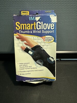 IMAK Smart Glove Wrist Support Arthritis Carpel Tunnel Tendenitis OPEN ...