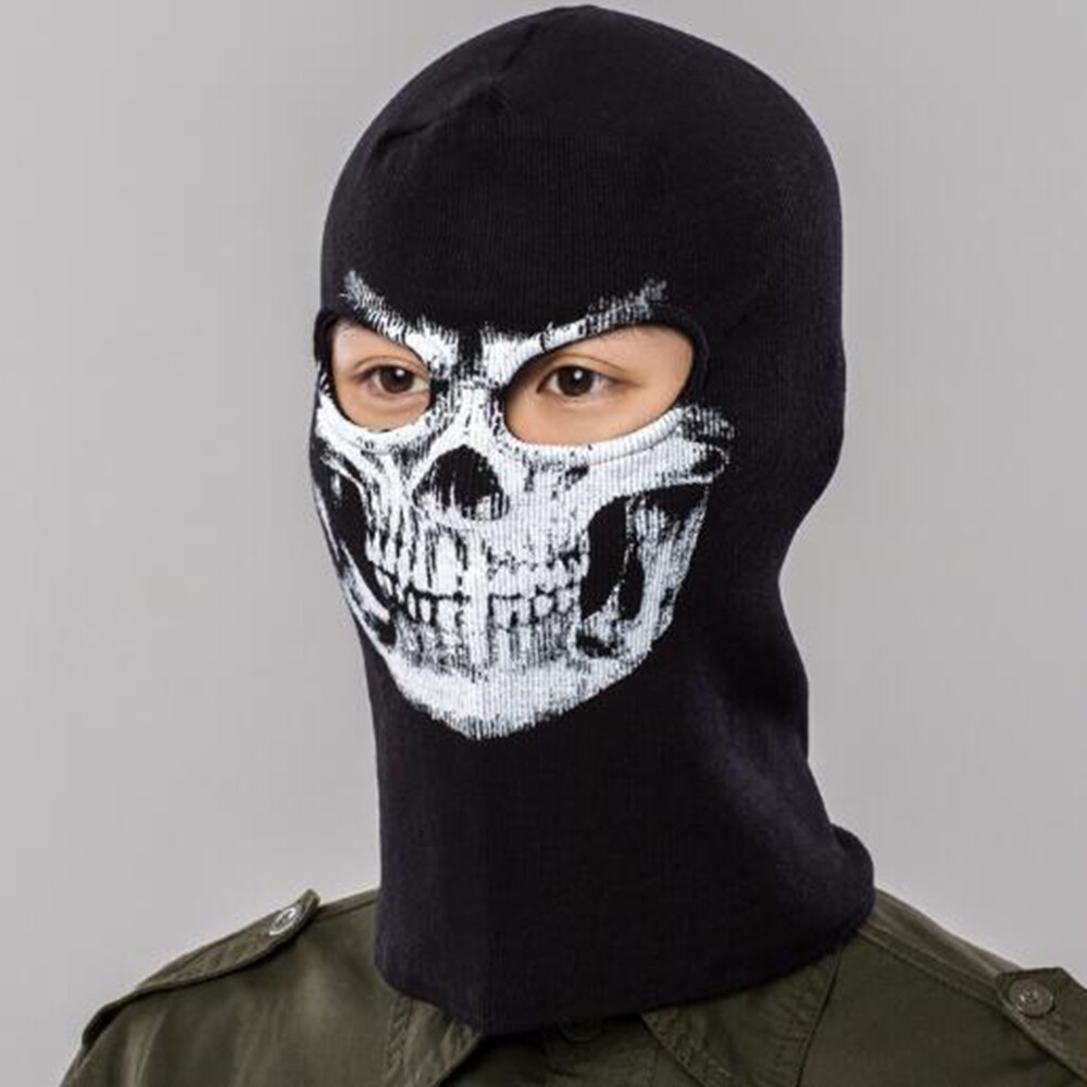 Masque Halloween Scary Full Head Skull Mask - Movable Jaw Latex ...
