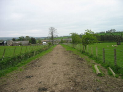 Photo 6x4 Footpath leading to Wood Hall Sharperton c2008 | eBay UK