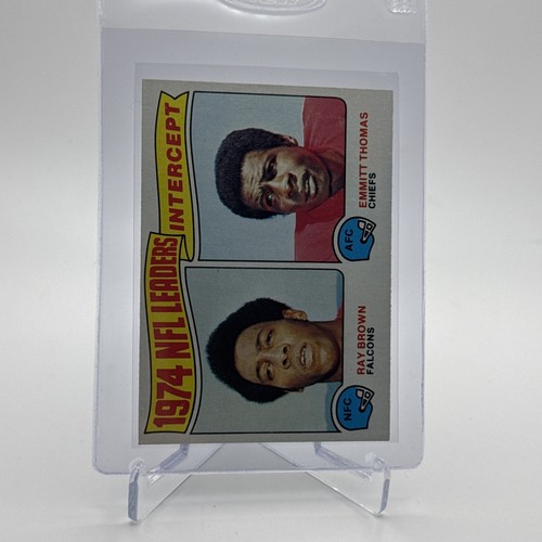 1975 Topps 1974 NFL Intercept Leaders Football Card #5 NM Quality FREE ...