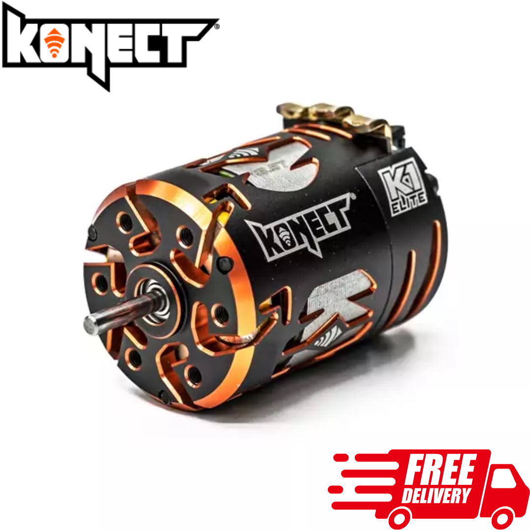 Konect K1 Elite 8.5t Brushless Motor Sensored 1/10 RC Race Car Buggy ...