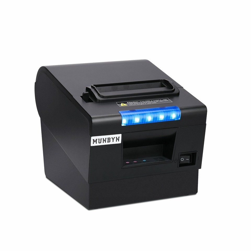 MUNBYN 3 1/8'' Thermal Receipt POS Printer High Speed Printing with ...