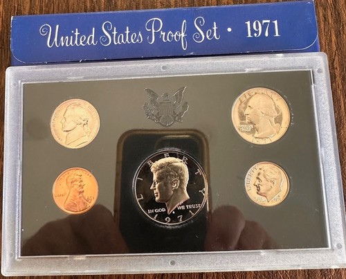United States Mint 1971-S Proof Finish 5-Coin Set with Original ...