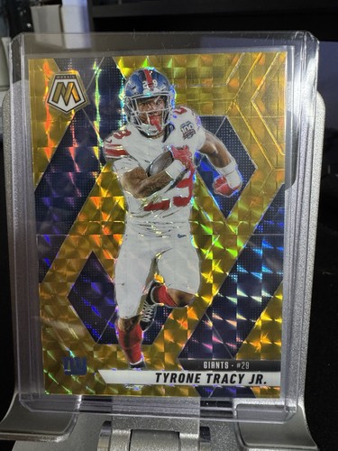 2025 Panini Mosaic Tyrone Tracy Jr. Gold Prizm #164 New York Giants ...