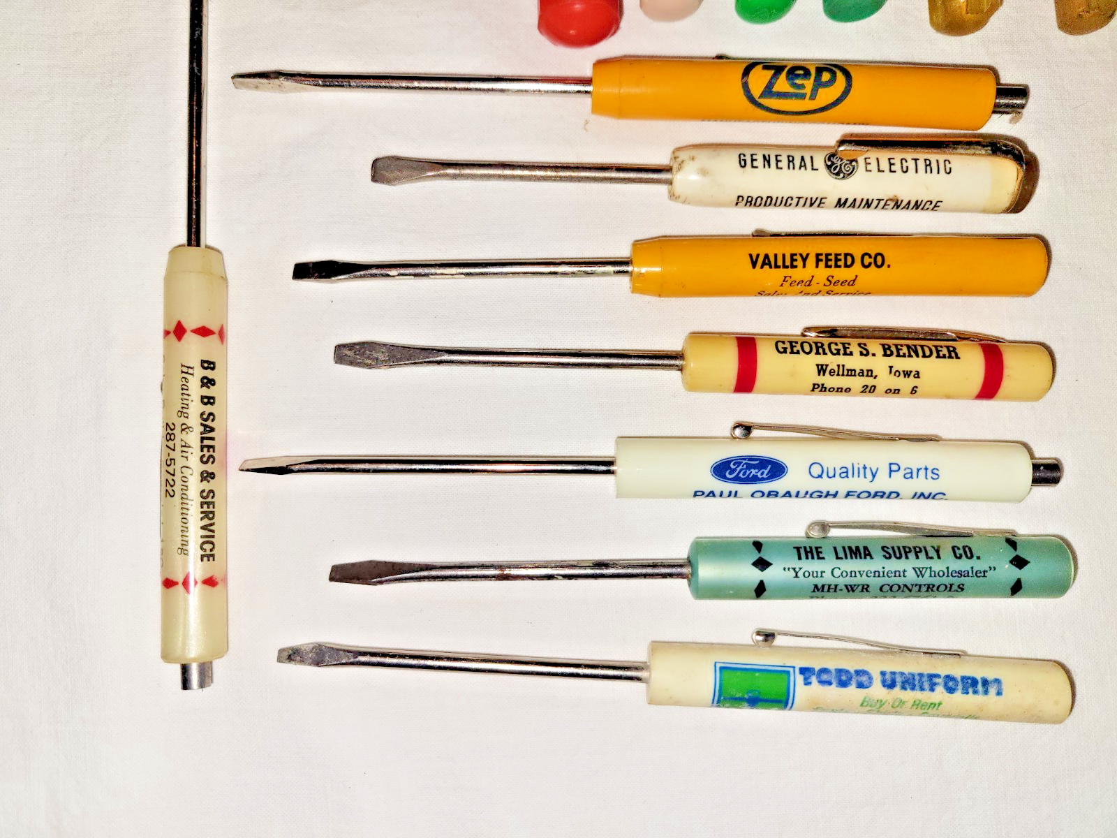 VTG Lifetime Collection of SMALL and TINY SCREWDRIVERS Wooden, Plastic ...