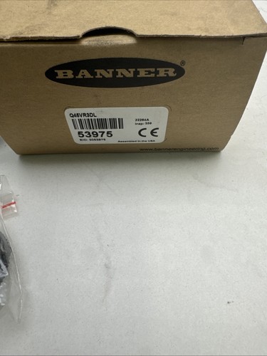 BANNER Q45VR3DL Photoelectric Sensor, Diffuse, 1.8m, 12-250VDC/24 ...