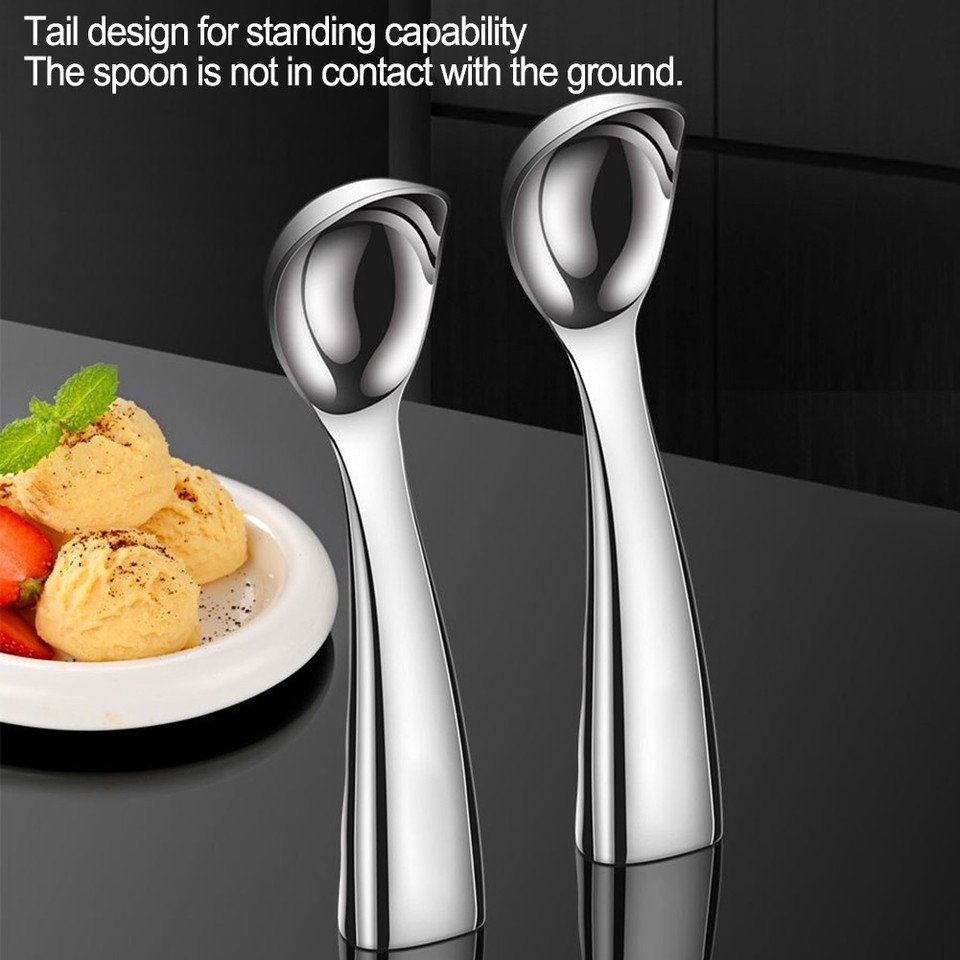 Stainless Steel Scoop for Ice Cream and Melon Balls with Comfortable ...
