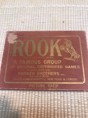 Vintage 1924 Rook Game By Parker Brothers | eBay