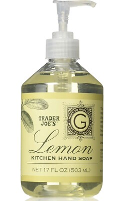 Trader Joes Lemon Kitchen Hand Soap 17 fl oz Bathroom Kitchen | eBay