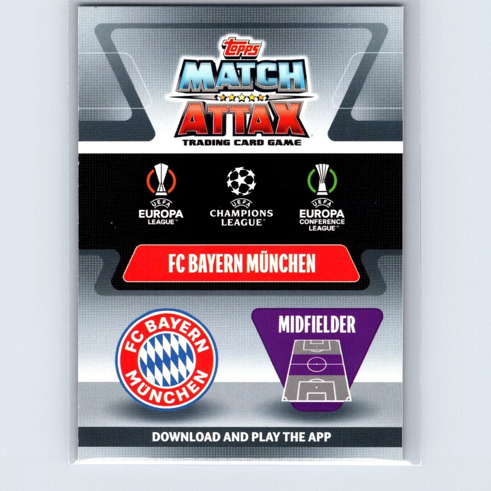 2021-22 Topps UEFA Champions League Match Attax Joshua Kimmich ...
