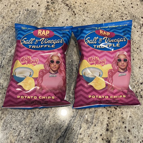 Rap Snacks Nicki Minaj Salt Vinegar Truffle Potato Chips 2.5 Oz 2 Pk 5 ...
