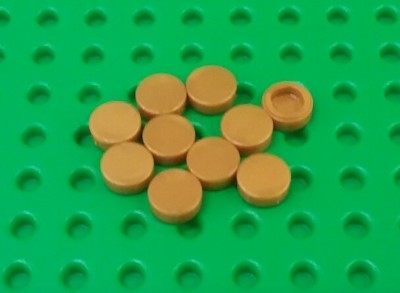 *NEW* Lego Round Gold Coins Treasure Money for Minifigs Figs Figures ...