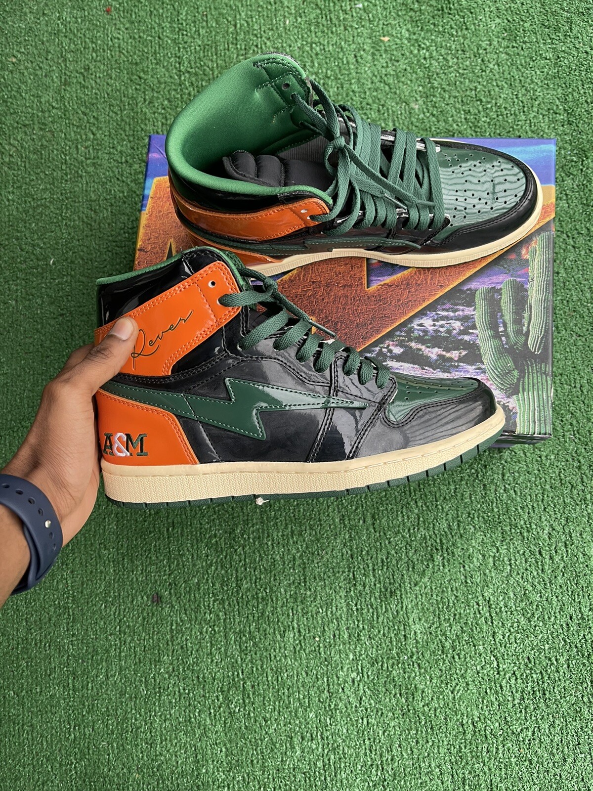 Air Kiy “ FAMU Rattlers " edition size 9 (In Hand rea… - Gem