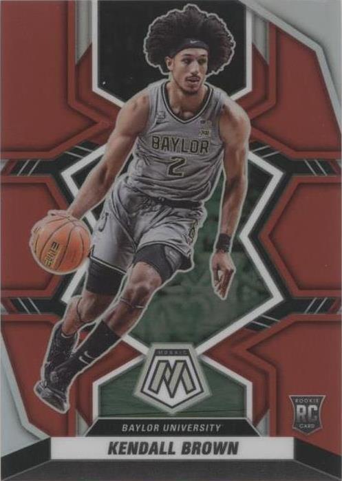 2022-23 Panini Chronicles Draft Picks - Mosaic Kendall Brown #15 Red ...