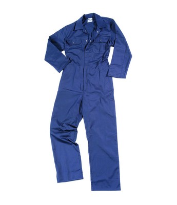Stud Front MENS BOILER SUIT OVERALL COVERALL MECHANIC COLLEGE WORK NAVY ...