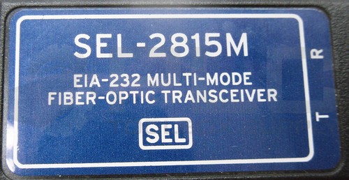 SEL SEL-2815M MULTI MODE FIBER-OPTIC TRANSCEIVER EIA-232 | eBay