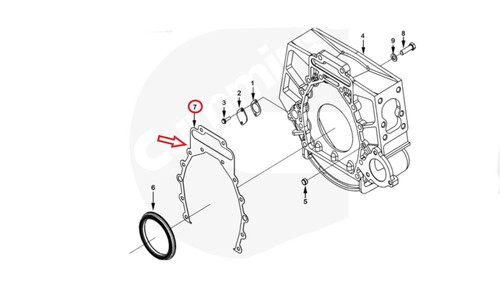 4965688 Cummins ISX/QSX Flywheel Housing Gasket | eBay