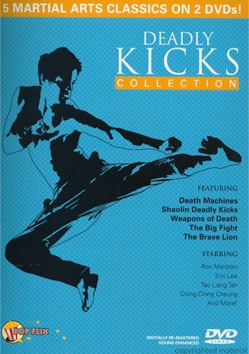 Deadly Kicks Collection (DVD, 2011, 2-Disc Set), New, 5 Martial Arts ...