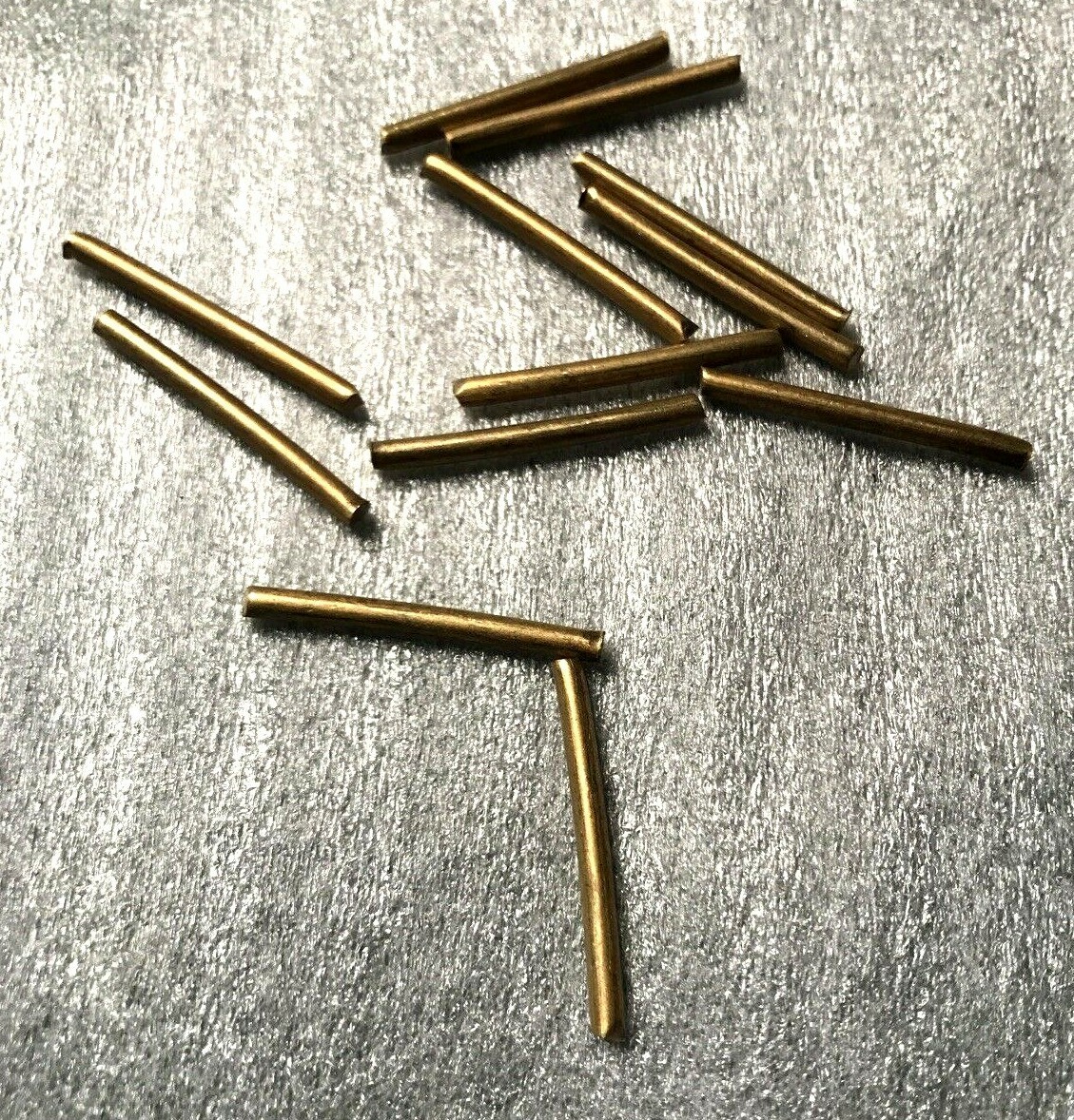 12 Brass 3/32" Pins Secure Handles Bolsters Guards Knifemaking Projects ...