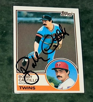 BOBBY CASTILLO SIGNED CARD 1983 TOPPS BASEBALL CARD AUTOGRAPHED | eBay