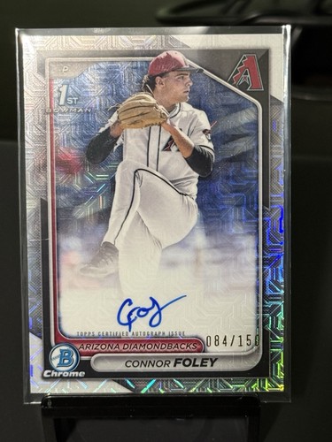 2024 Bowman Draft - Chrome Prospect Autographs Connor Foley #CPA-CF ...