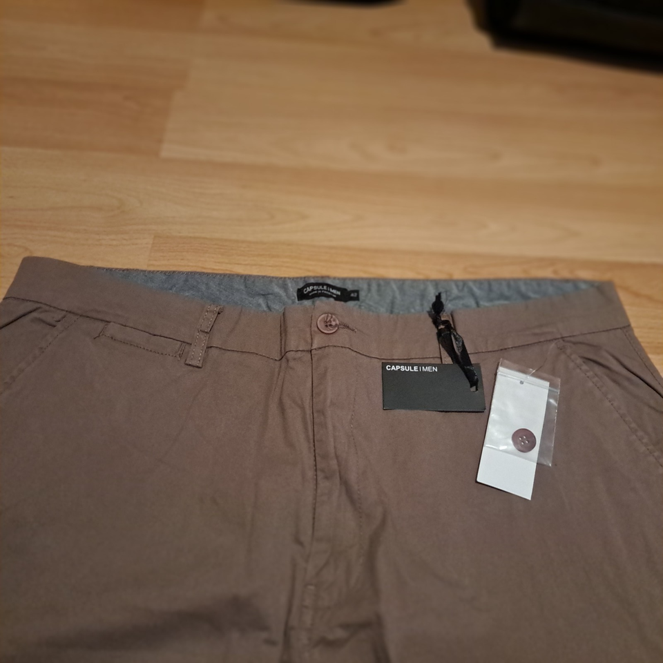 Mens Chinos, Dark Stone, Brand New with labels, Size 48R | eBay UK