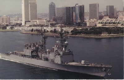 USS Kinkaid DD 965 San Diego Bay US Navy Ship Postcard | eBay
