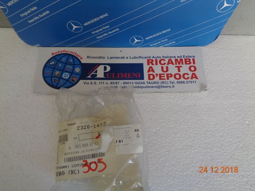 A0019884781 MOLLETTE FISSAGGIO MODANATURE ESTERNE MERCEDES W201 | eBay