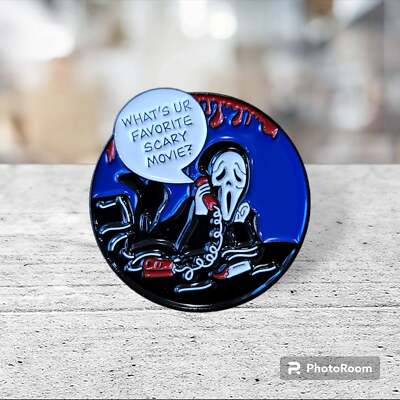 Ghostface Inspired Pin, Scream Inspired Pin 11 | eBay