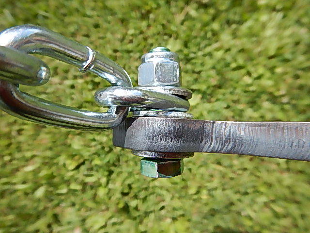 AR500 8 Inch Diameter Gong Target With Hanging Chain Kit - 3/8 Inch ...