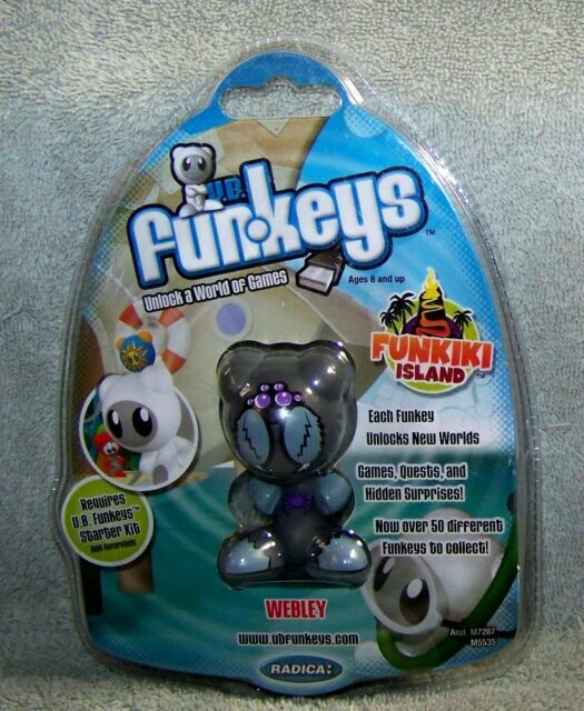 UB Funkeys Gray Webley Radica Funkiki Island World of Games Computer ...