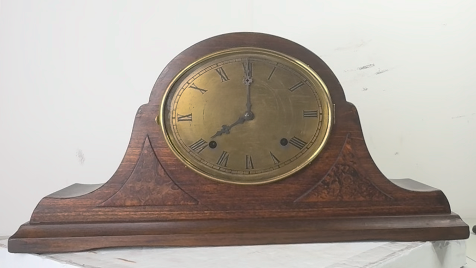 Vintage Rare And Unique 1926 Wm Gilbert Oval Face Mantle Clock | eBay
