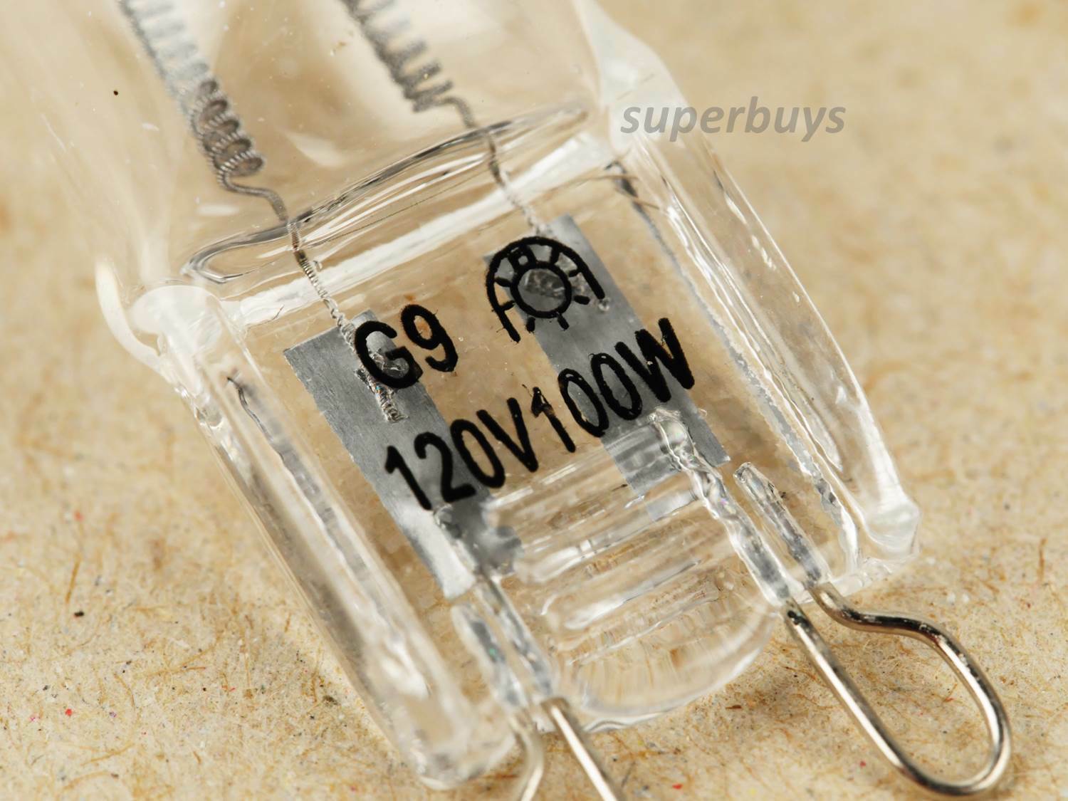 1 x G9 Clear 100W Warm White 120V Halogen Bi-Pin Light Globe Lamp Soft ...