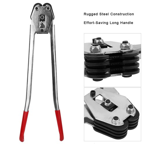 Strapping Crimper Pliers Packer Sealer Manual Banding Tool For PP PET ...
