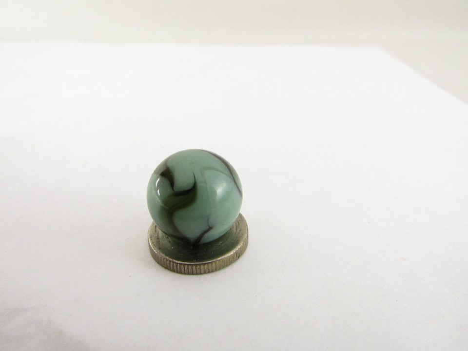 WILD Vintage GREEN CAMO Christensen or ALLEY Tri-Color Swirl Marbles ...