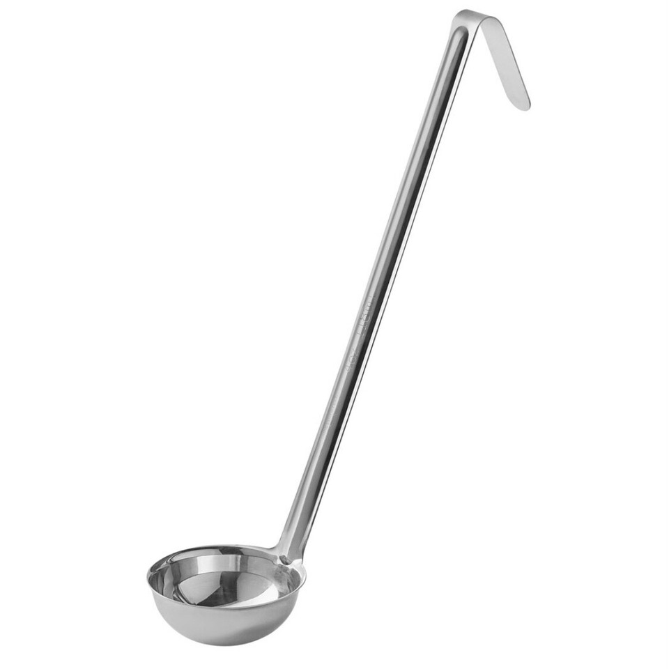 One-Piece Stainless Steel Ladle / Dipper for Sauce Soup Kitchen Tool | eBay
