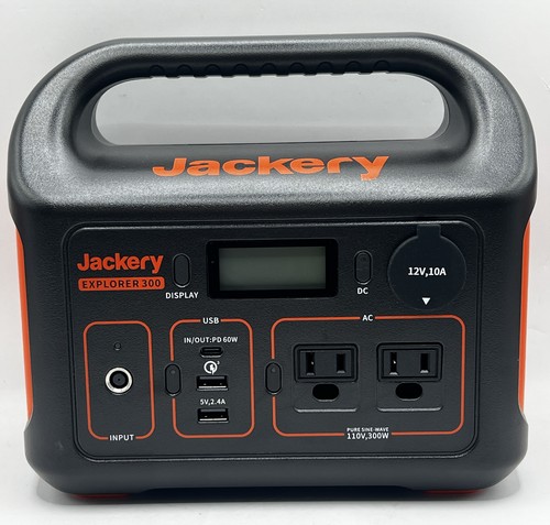 Jackery Explorer 300 Portable Power Station 110V 300W New Open Box | eBay