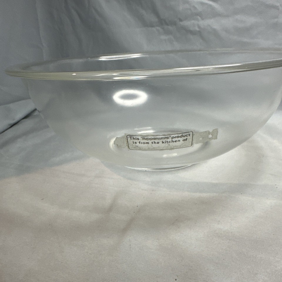 Vintage Pyrex Large Mixing Bowl # 326 Clear Glass 4 Qt 3.8 L | eBay