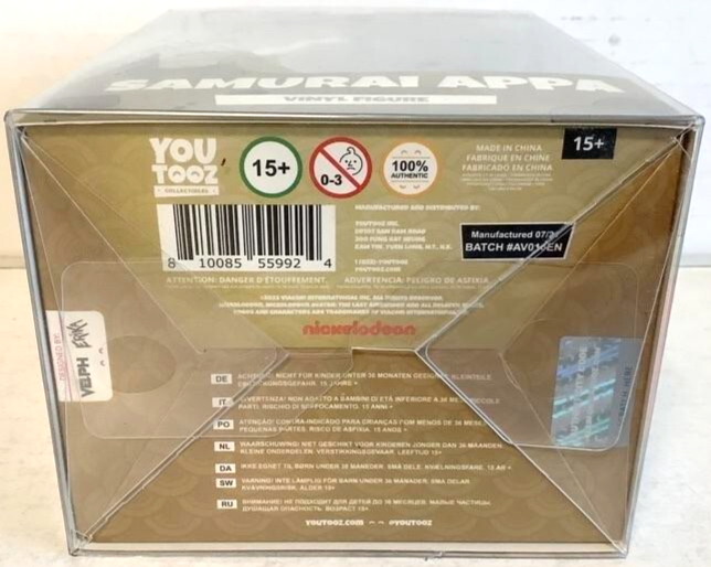 NEW YouTooz Collectibles Avatar Last Airbender SAMURAI APPA Vinyl ...
