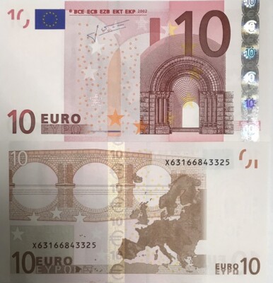 Euro 10 Euro 2002 P 9 X UNC | eBay