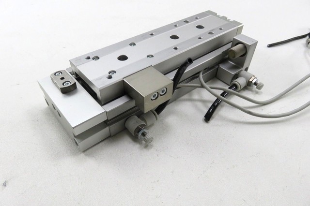 CKD LCRQ-20100S1D Linear Slide Cylinder LCR-Q-20-100 w/ CKD TOH Sensor ...